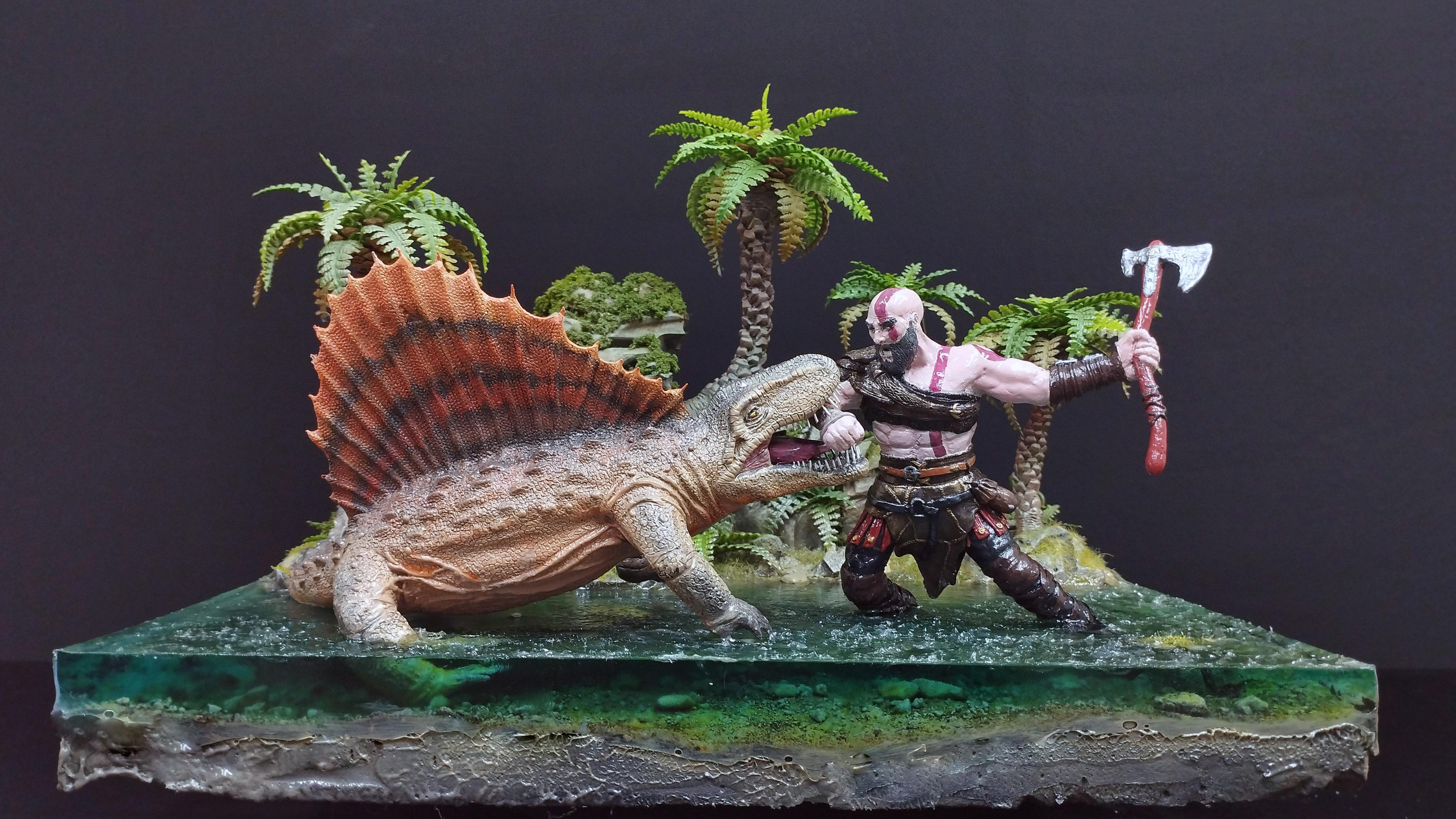 Discover more like Homemade: Hi everyone, I made a diorama about Kratos ...