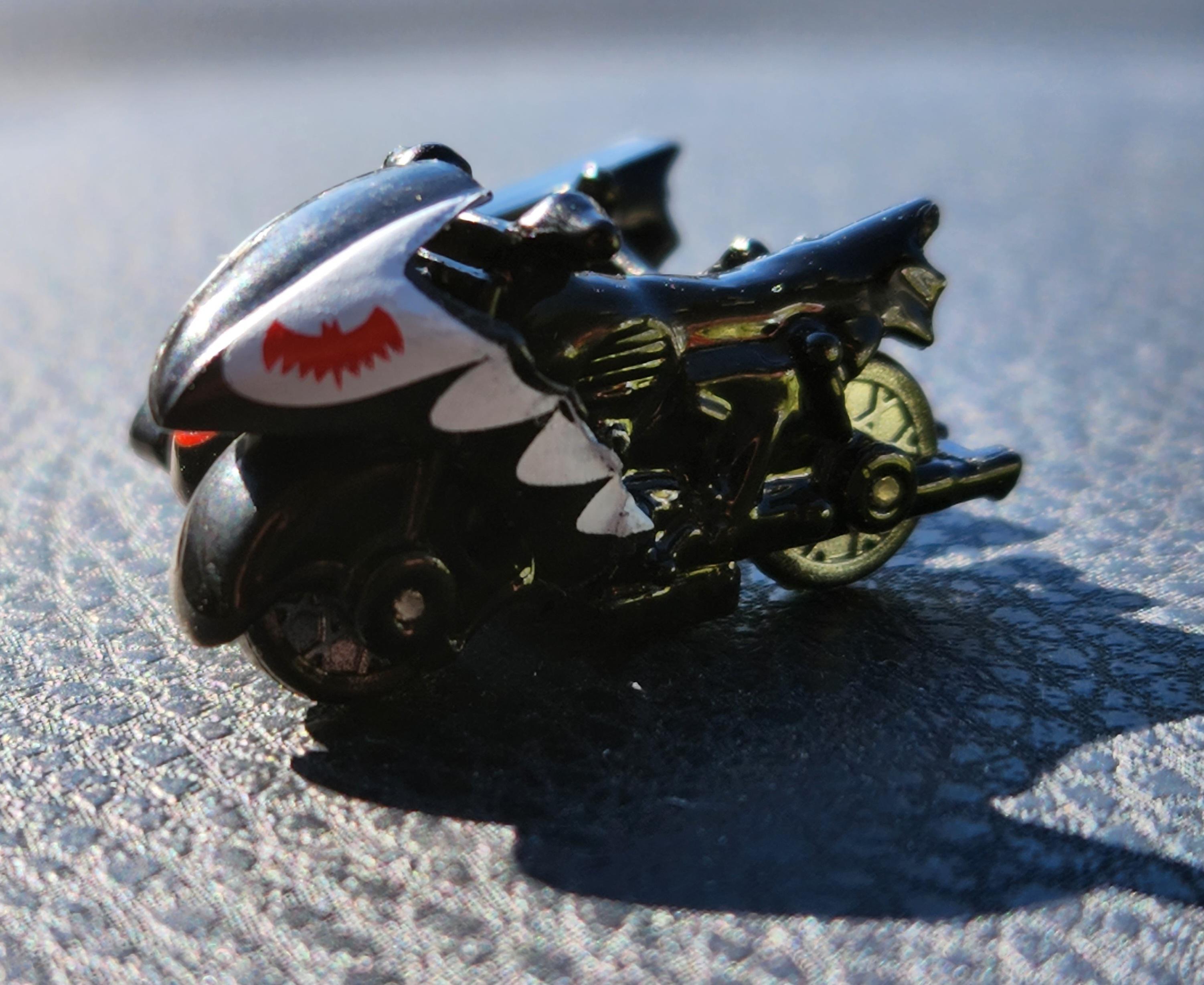 Just bought the tiniest Batmobile set I've ever seen from Target ...