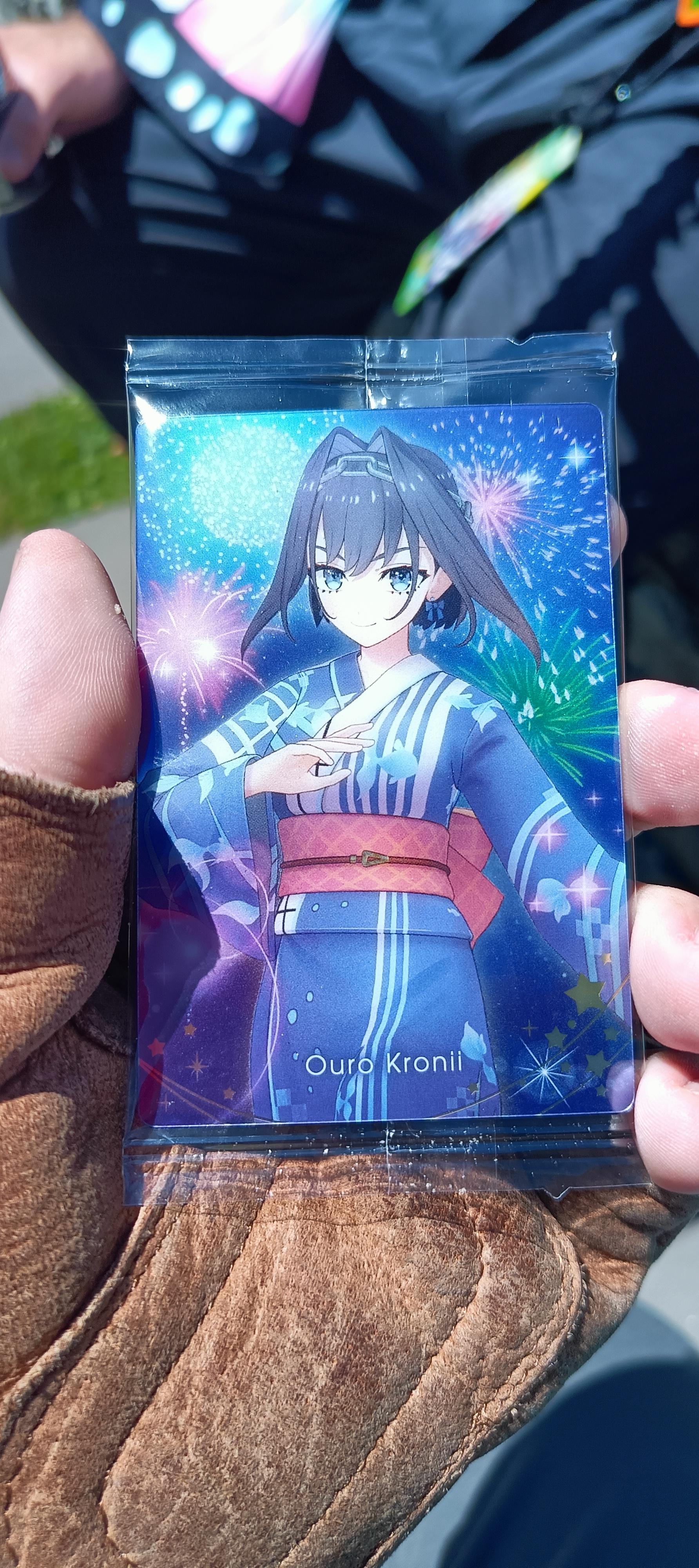 Got a Holo wafer at a con and pulled Kronii! | Scrolller