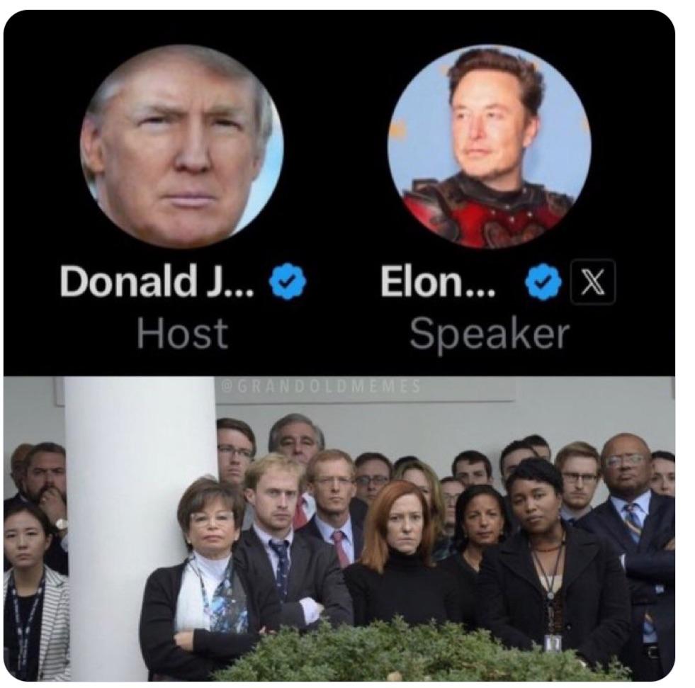 Trump and Elon setting records on X …. Meanwhile | Scrolller