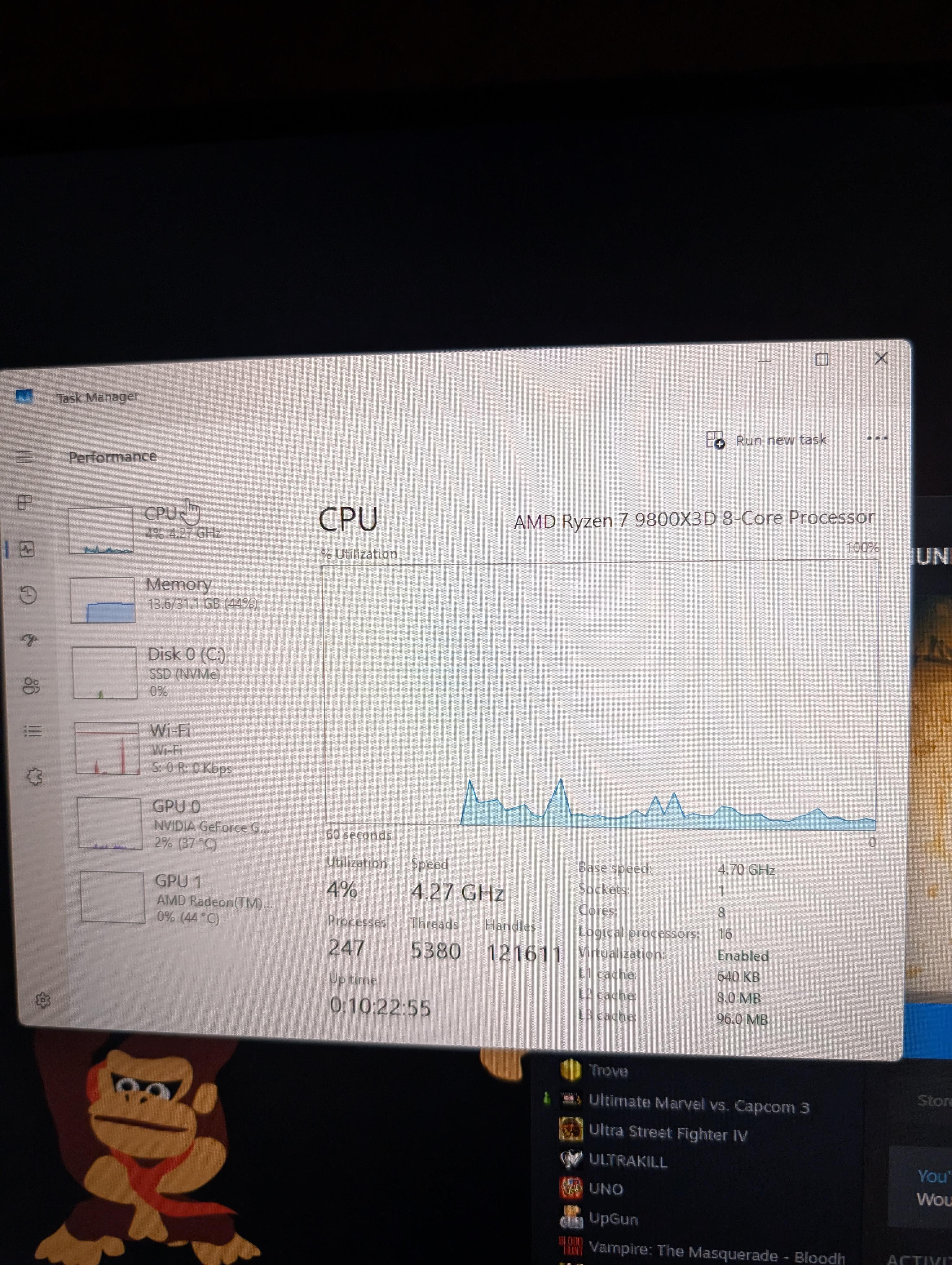I've been noticing poor 1440p performance recently, and I think my CPU is bottlenecking my ...