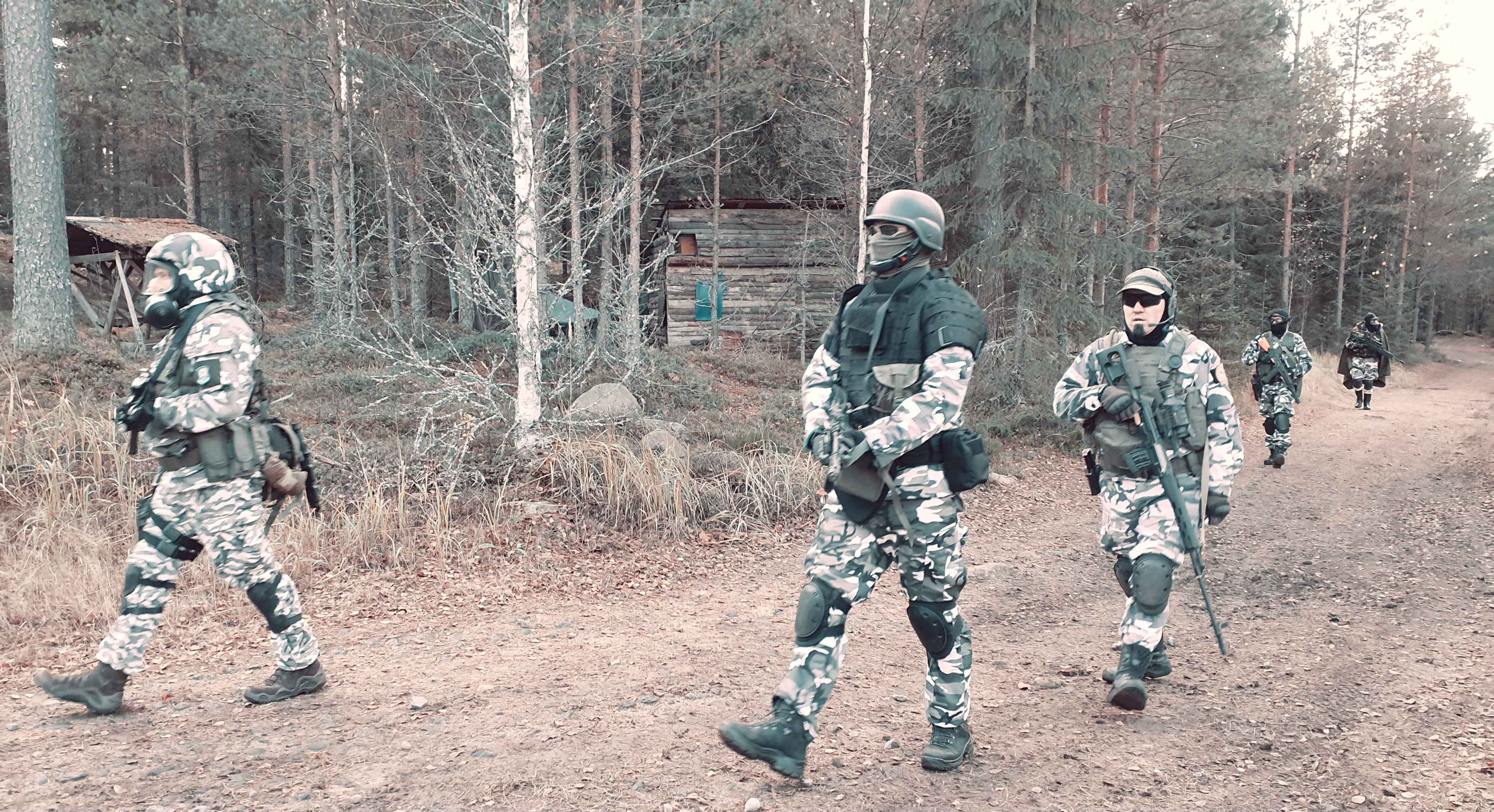 Monoliths on patrol, from Vaanija, a S.T.A.L.K.E.R. larp event organized in Finland. | Scrolller