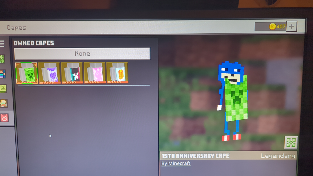 I cannot see my Minecraft capes on Java. | Scrolller