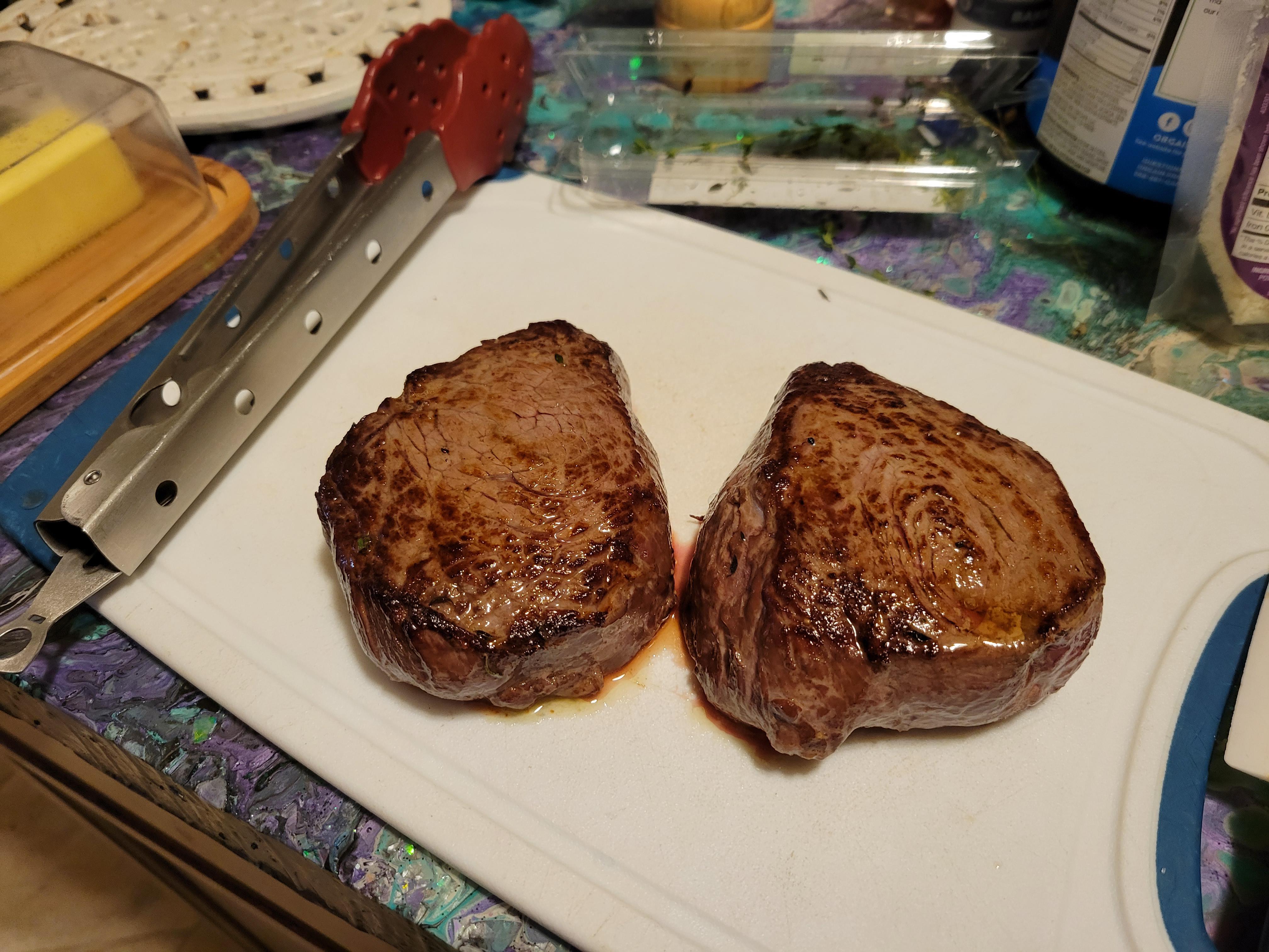 First attempt at reverse sear technique | Scrolller