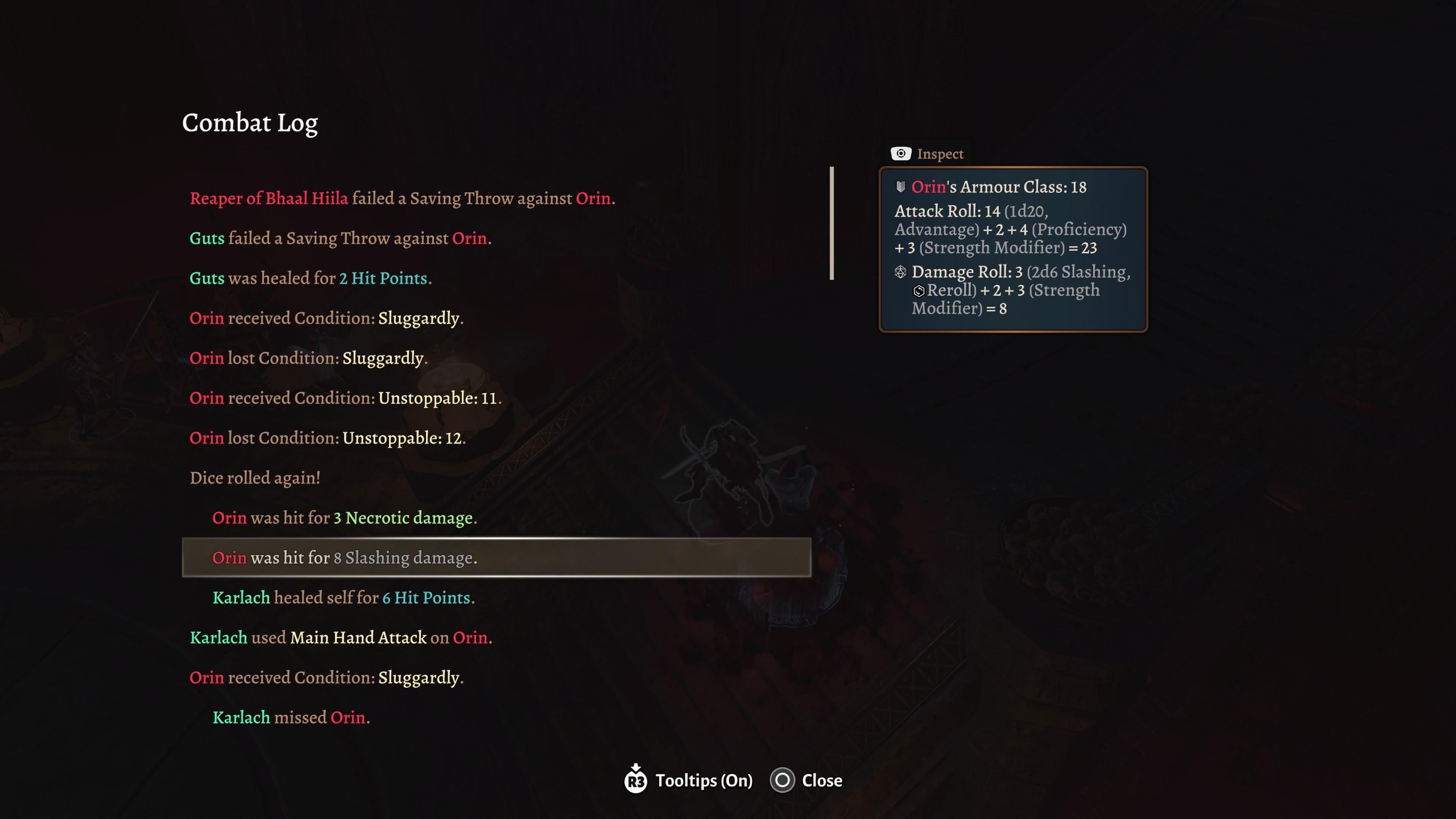 Orin fight - wrong damage numbers? Please help | Scrolller