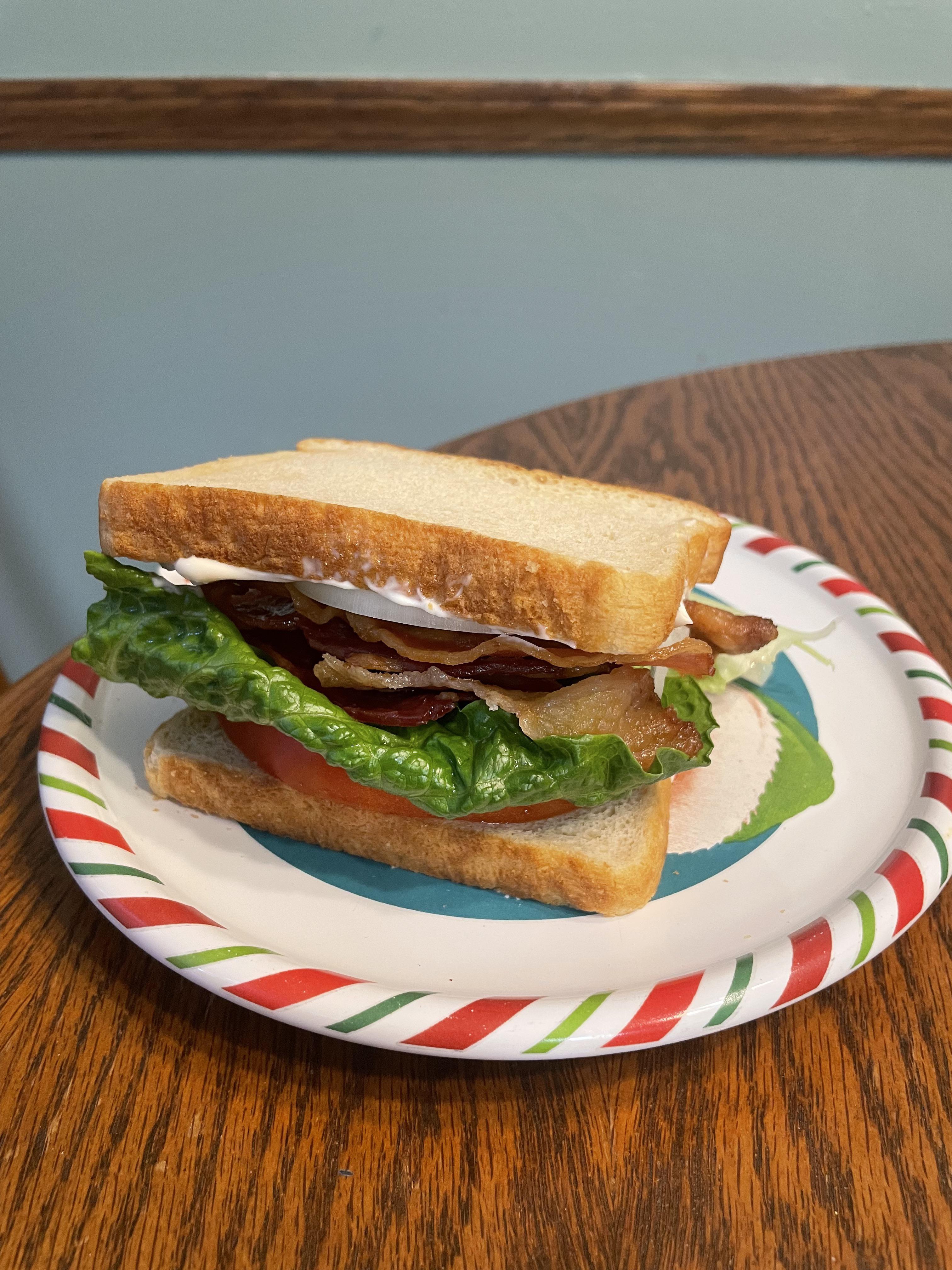 BLT with Mayo and onion. | Scrolller