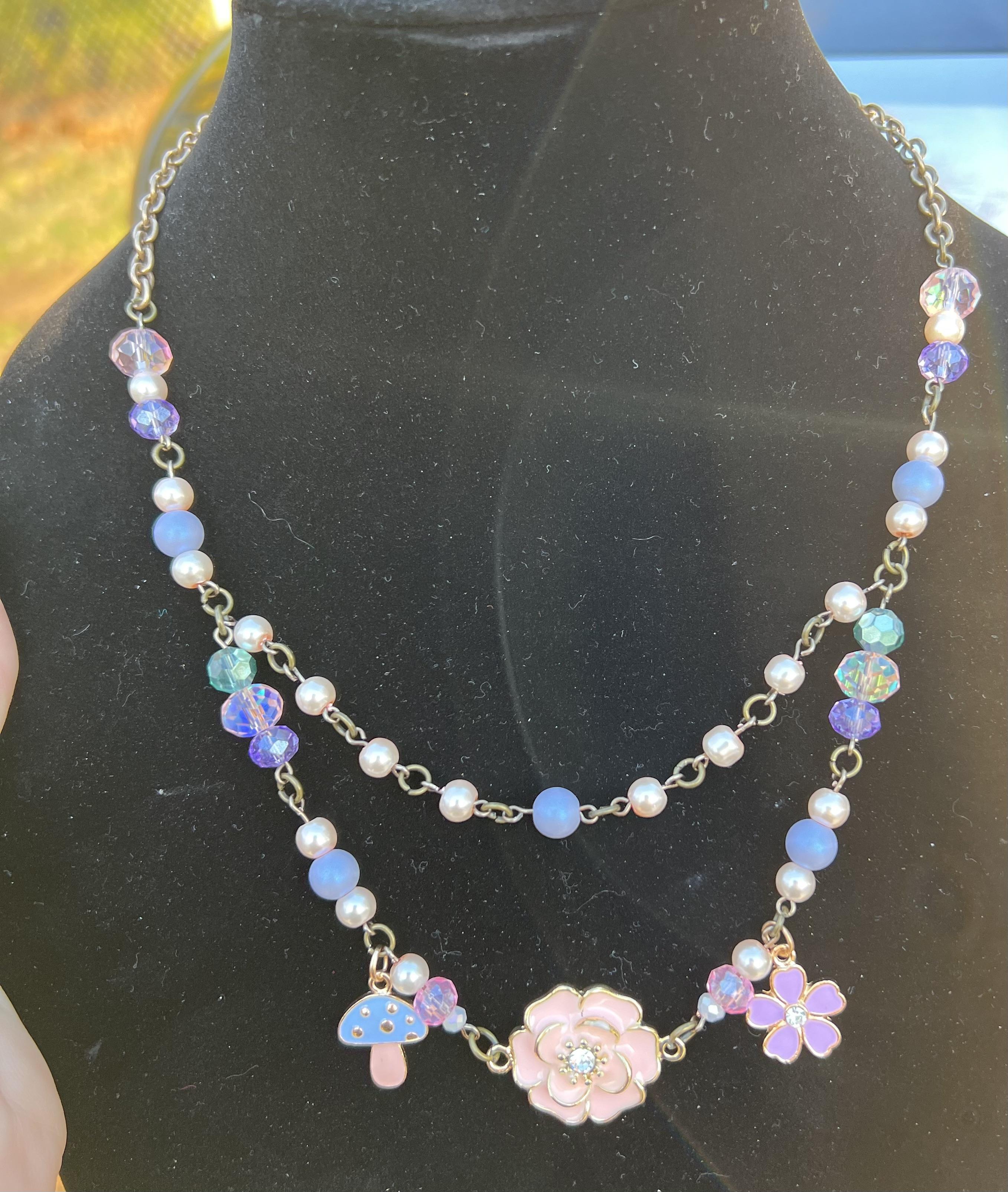Discover more like Crafts: I made this spring necklace. and Related ...