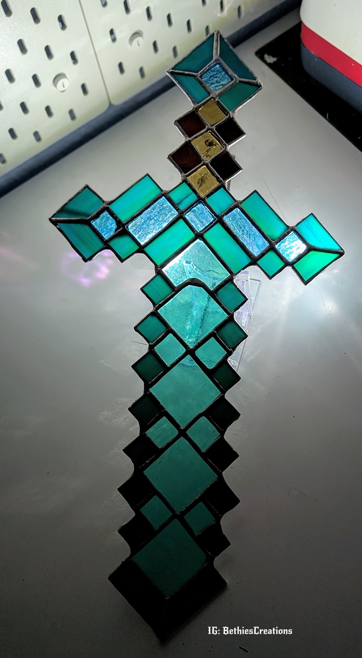 Stained Glass Diamond Sword | Scrolller