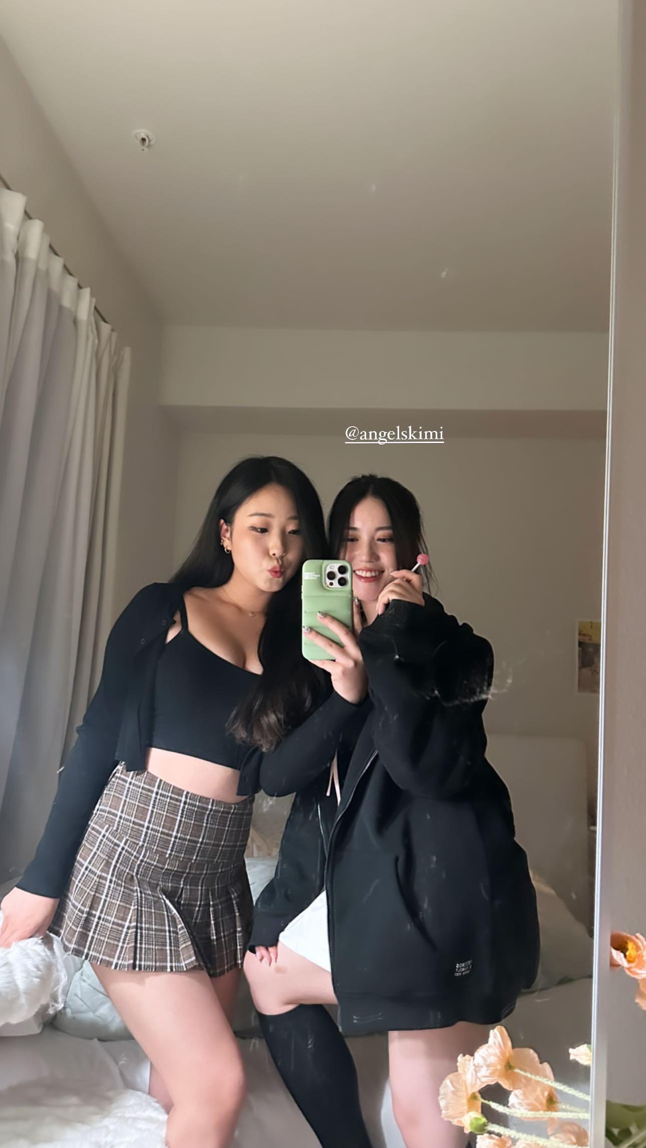 Jess with Kimi and Celine | Scrolller