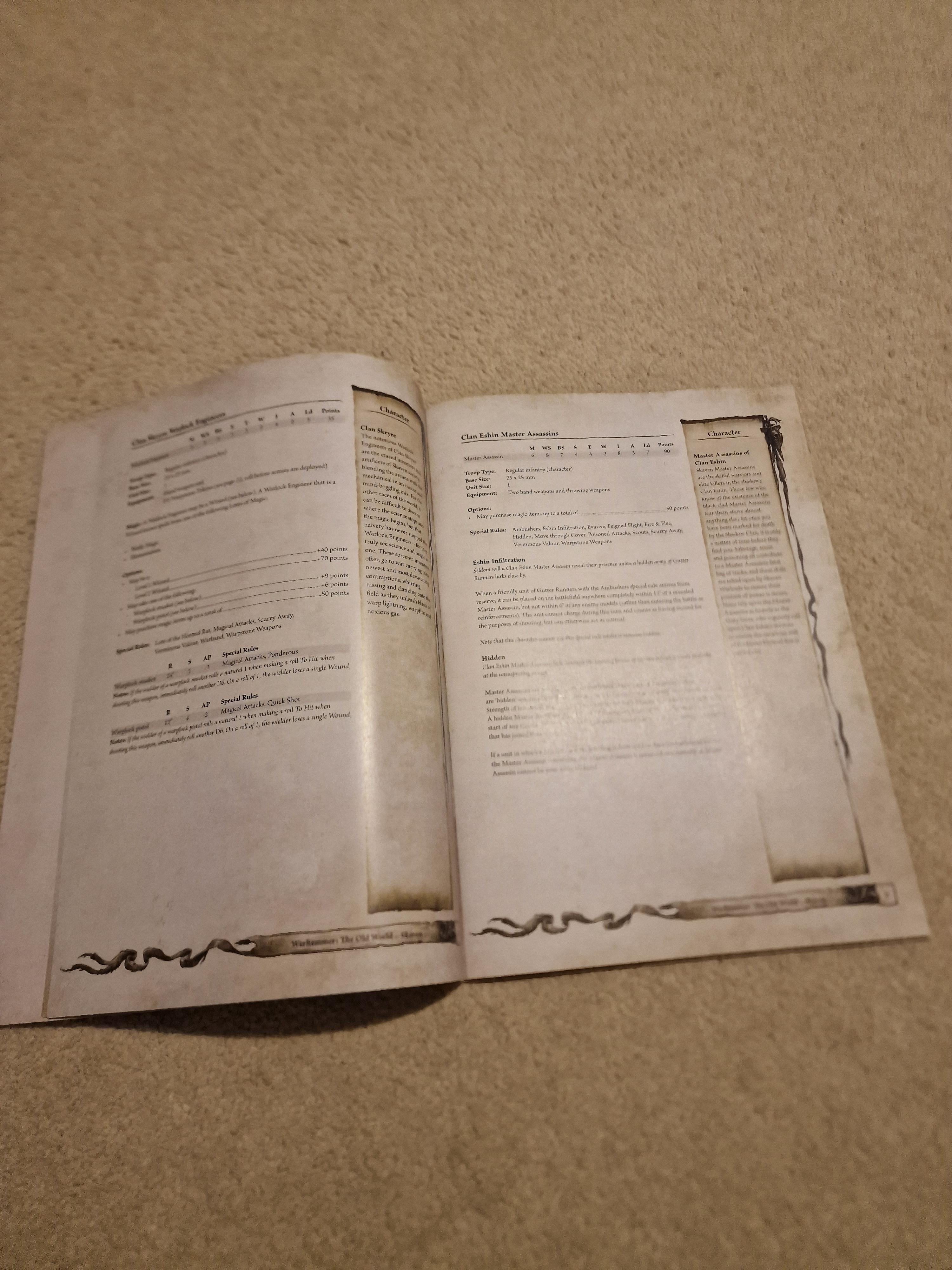 Wanted a physical copy of the Skaven PDF! | Scrolller