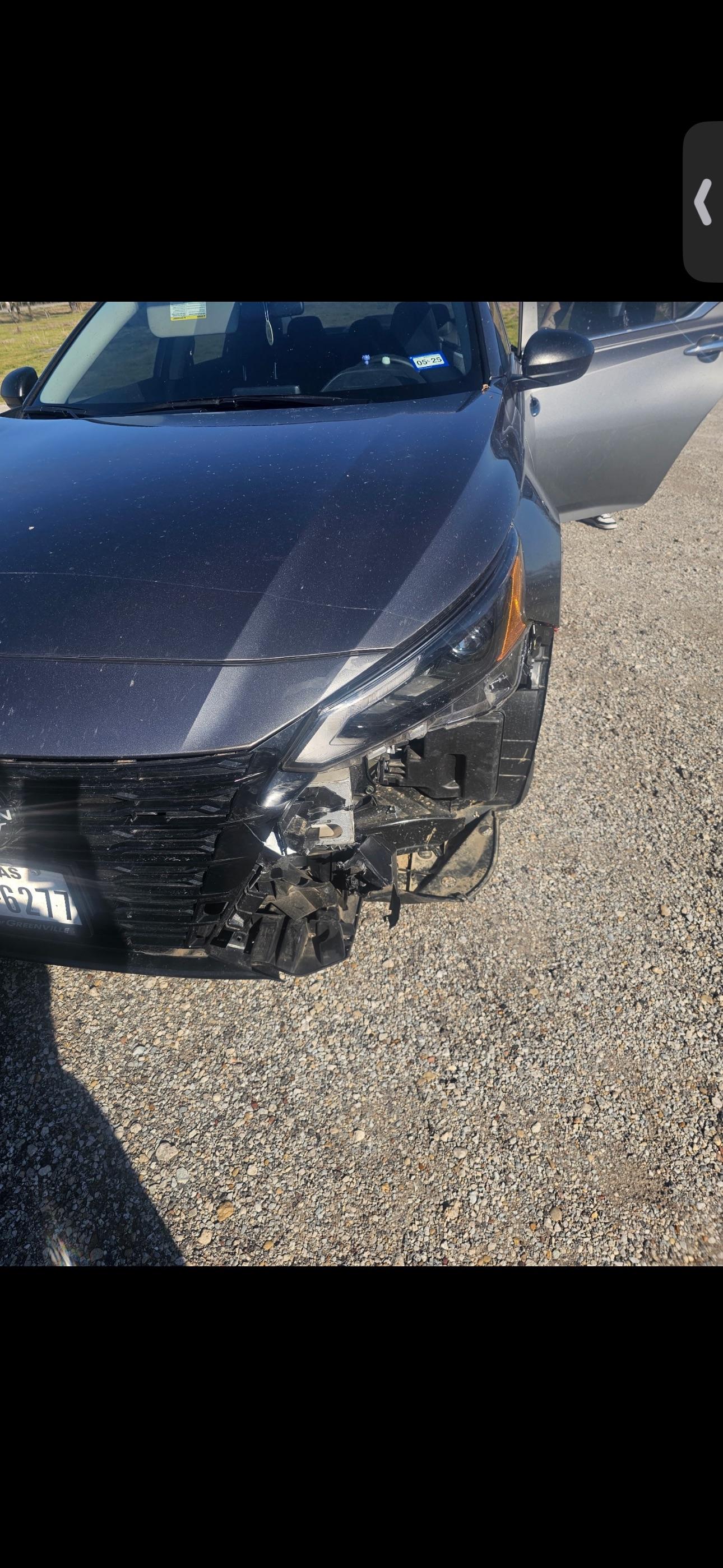 Front bumper damage | Scrolller