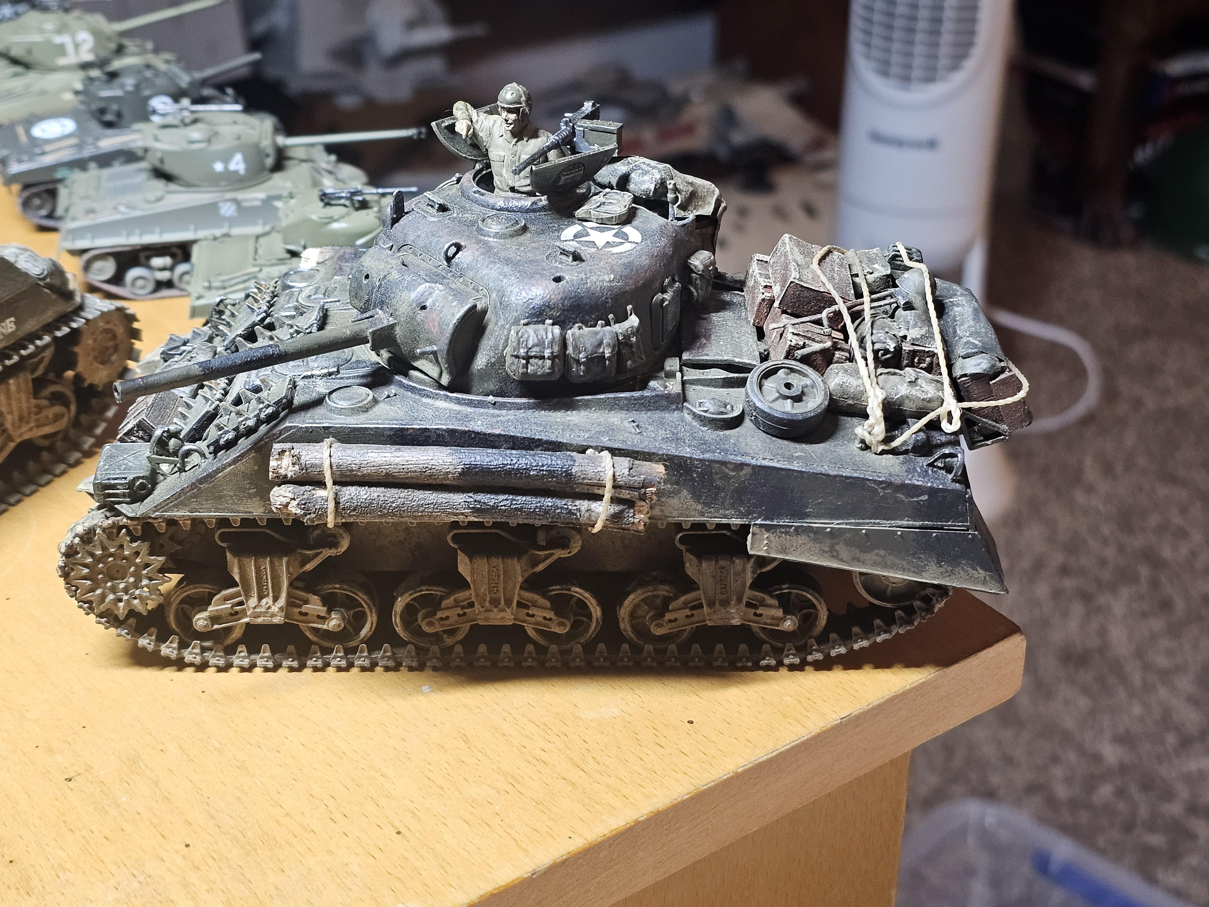 Tamiya 1/35 M4 completed | Scrolller