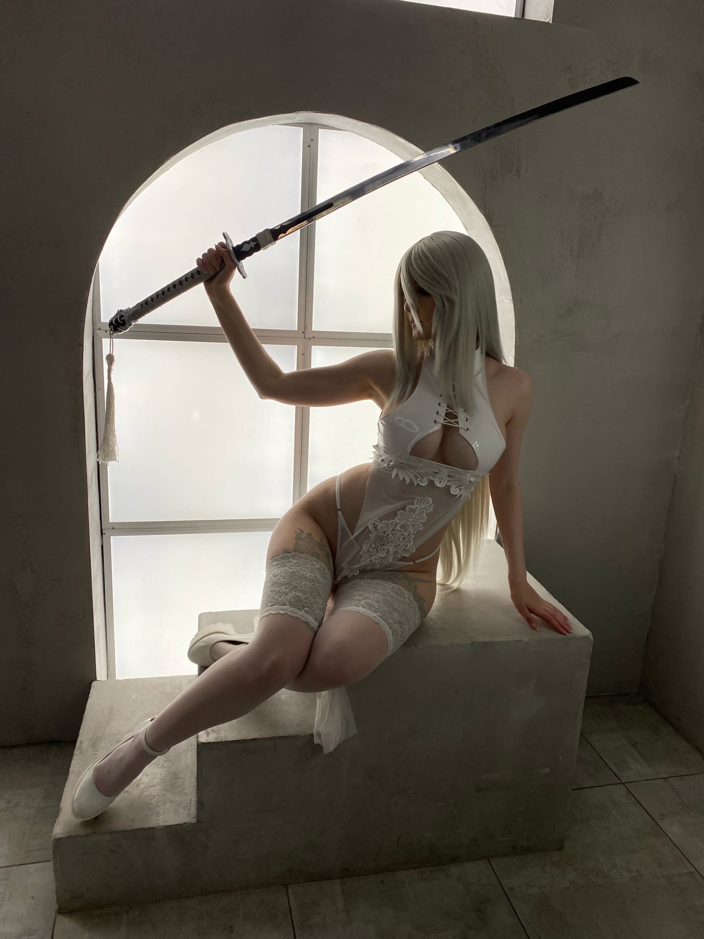 A2 from Nier: Automata by Alice Inferno | Scrolller