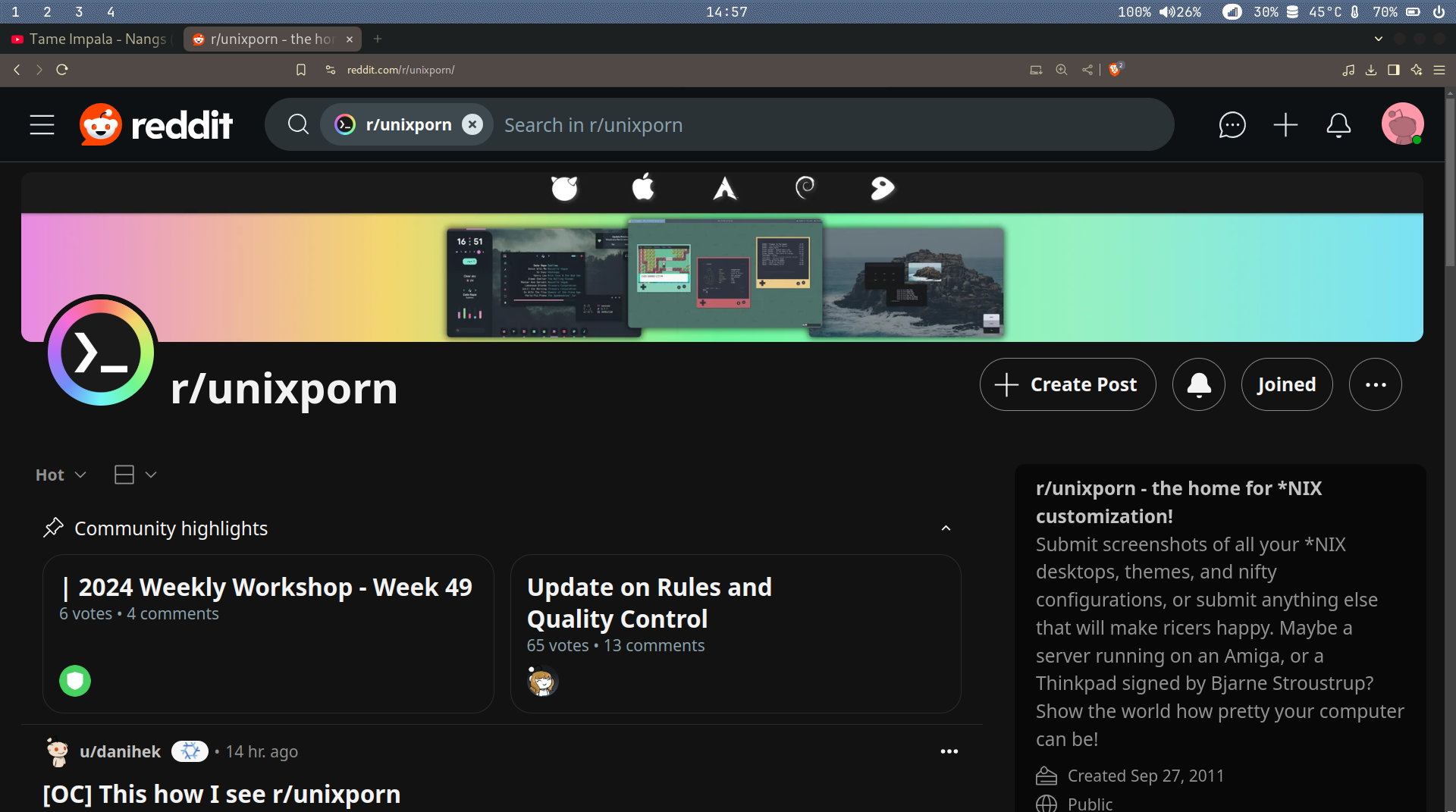 [sway] tried gruvbox | Scrolller