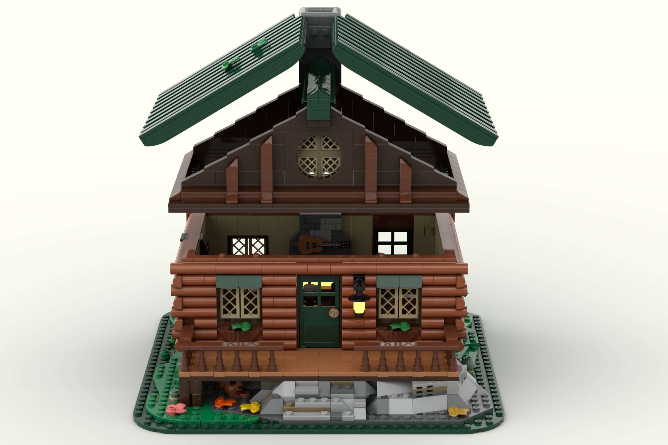 Cozy Log Cabin | Scrolller