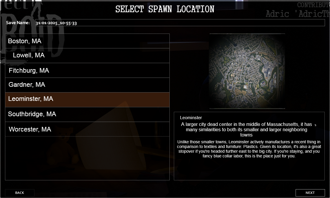Mockup of project zomboid spawn locations if they were in massachusetts | Scrolller