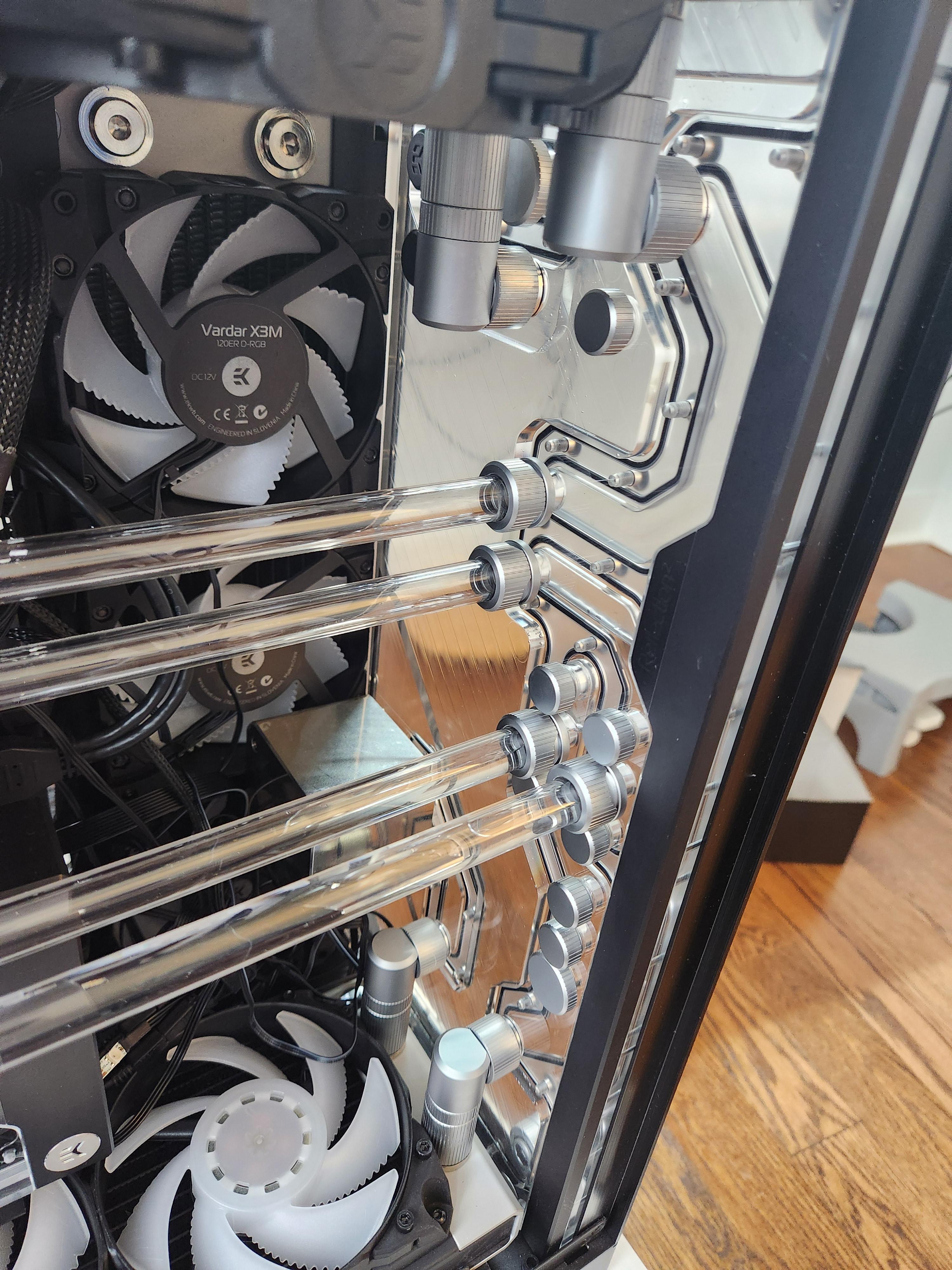 PLEASE HELP: Reflection distro plate pump not running. Distilled water for trial run. Only ...