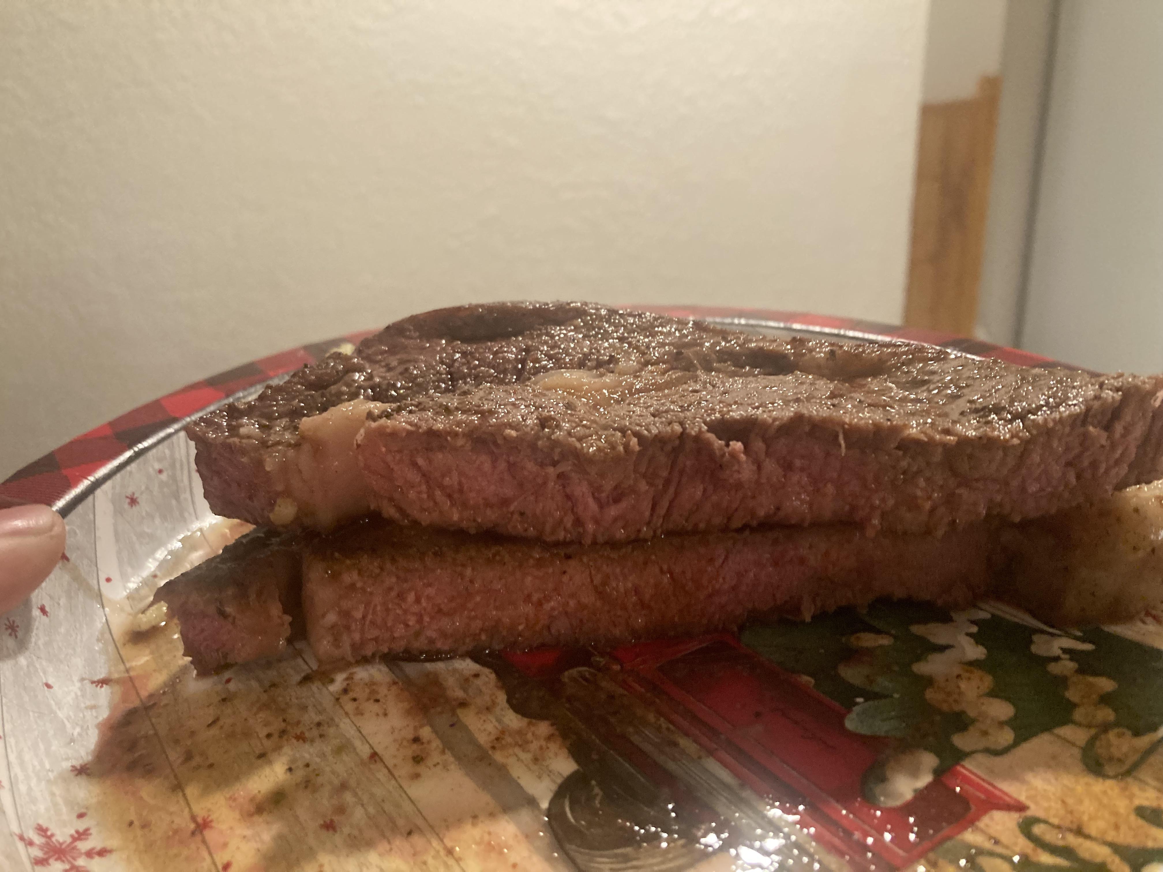First attempt at a reverse sear did I do it right? | Scrolller
