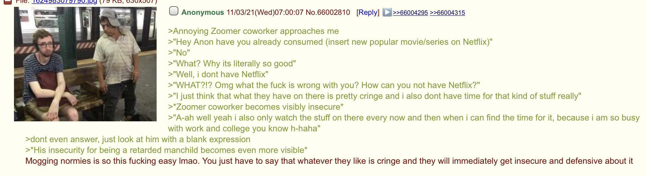 Anon is based. | Scrolller