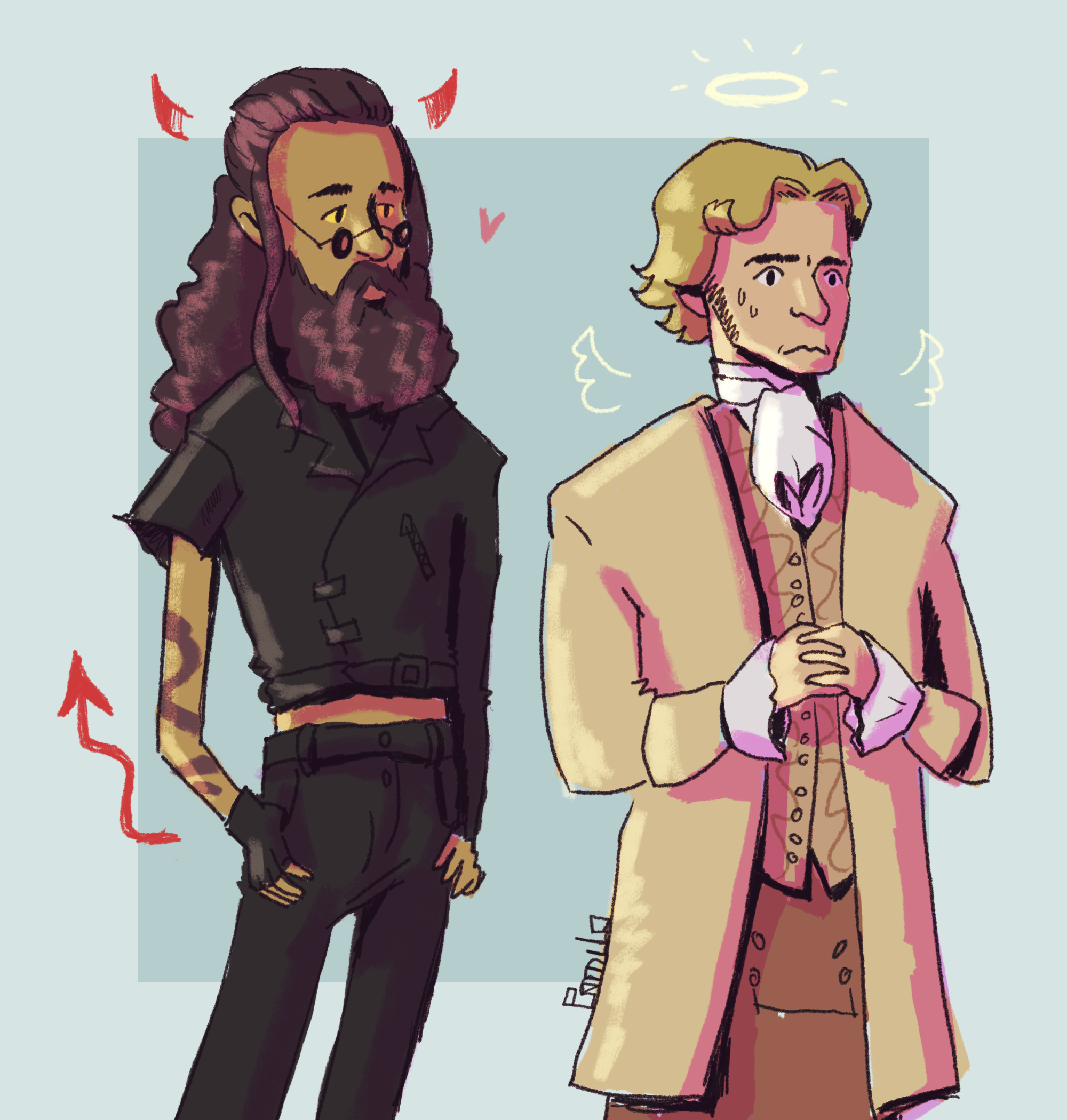 the predictable crossover (art by me) | Scrolller