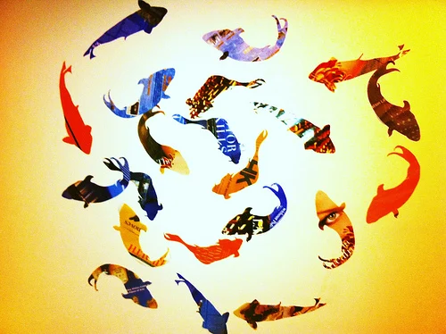 Large Fish stencil | Scrolller