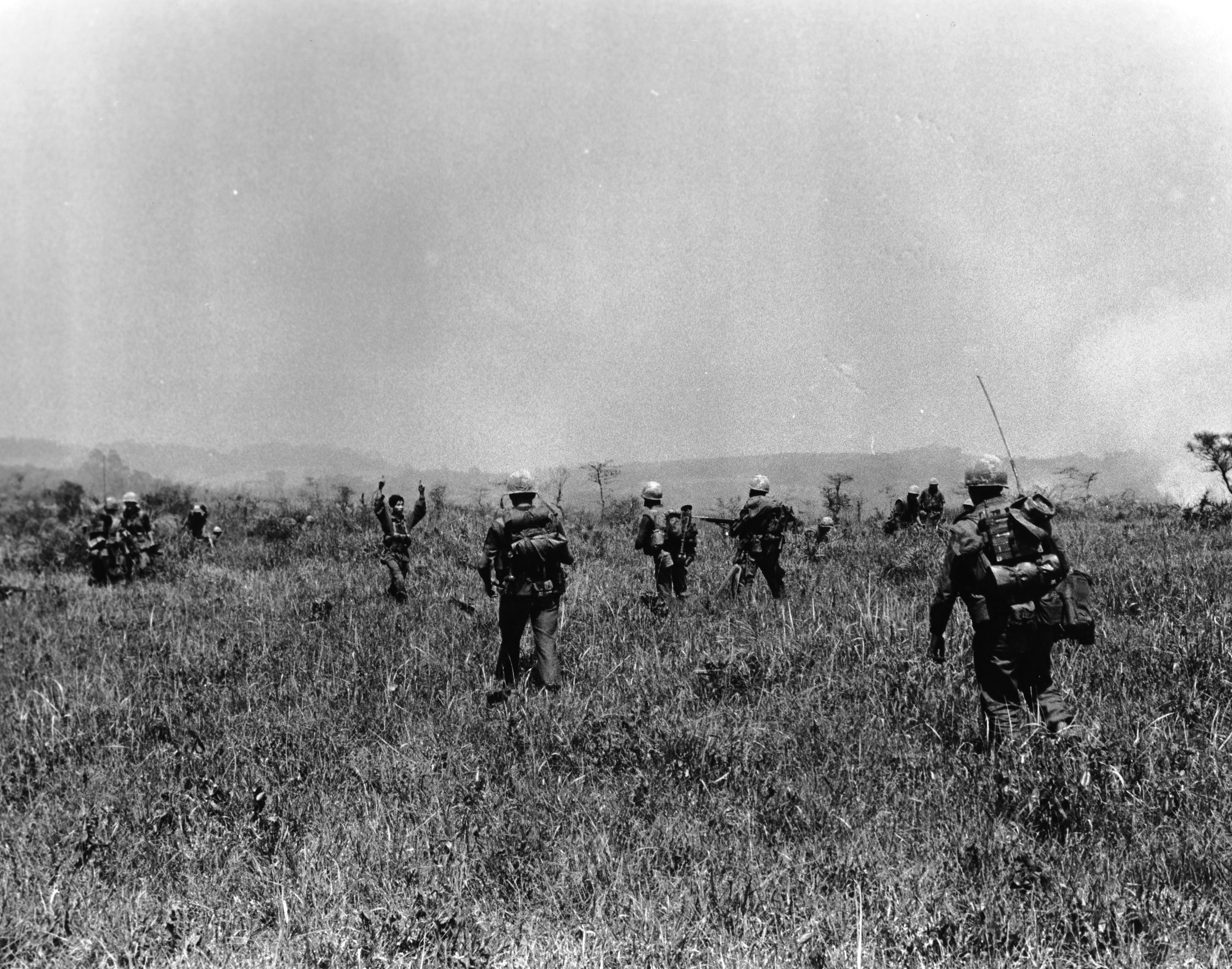 A PAVN soldier surrenders to Company A, 1/9 Marines, 3 March 1967 | Scrolller
