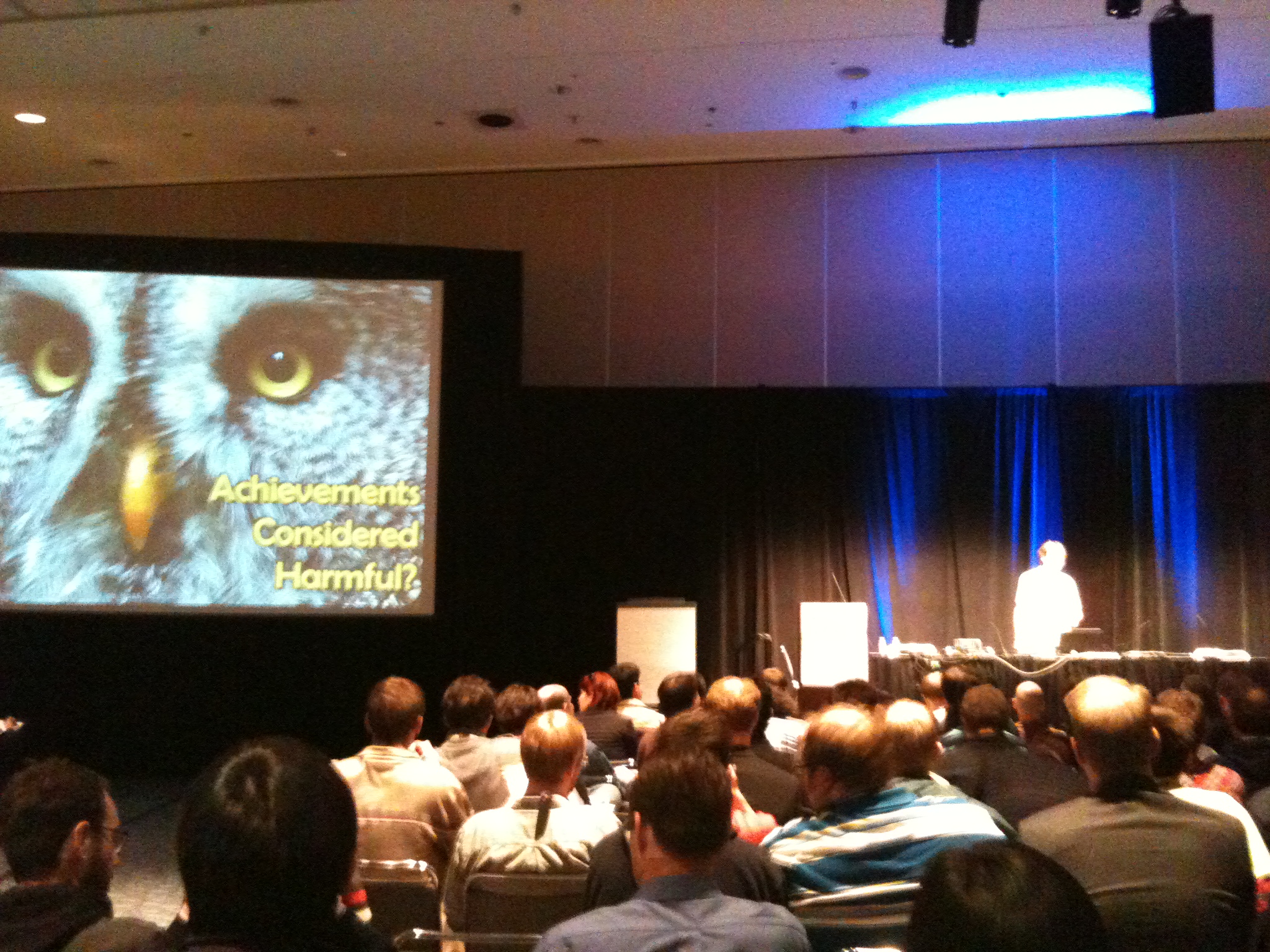 "Achievements considered harmful?" presentation at the 2010 Game Developers Conference | Scrolller