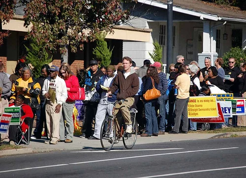 2008 Presidential election early Voting Lines, Charlotte | Scrolller