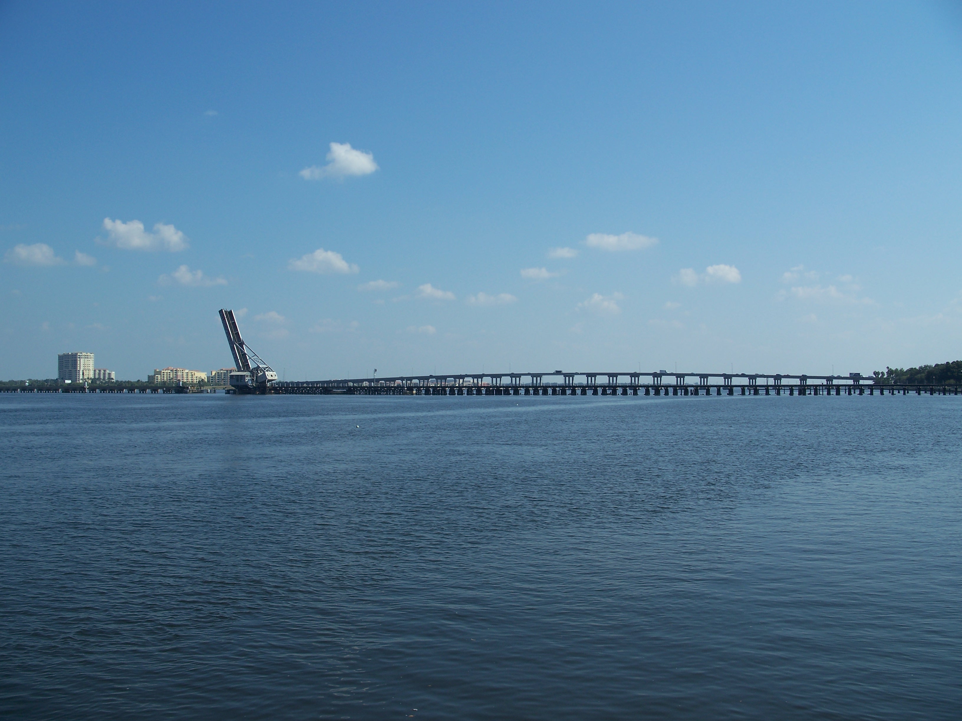 Bascule bridge over the Manatee River | Scrolller